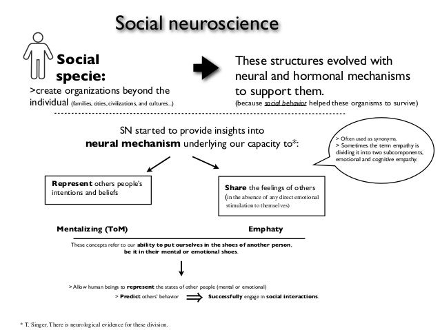 Adaptive behavior and Social neuroscience