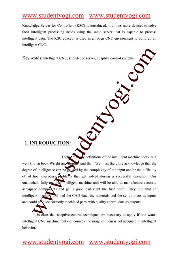 Adaptive Control Systems Paper Presentation | PDF