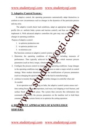 Adaptive Control Systems Paper Presentation | PDF