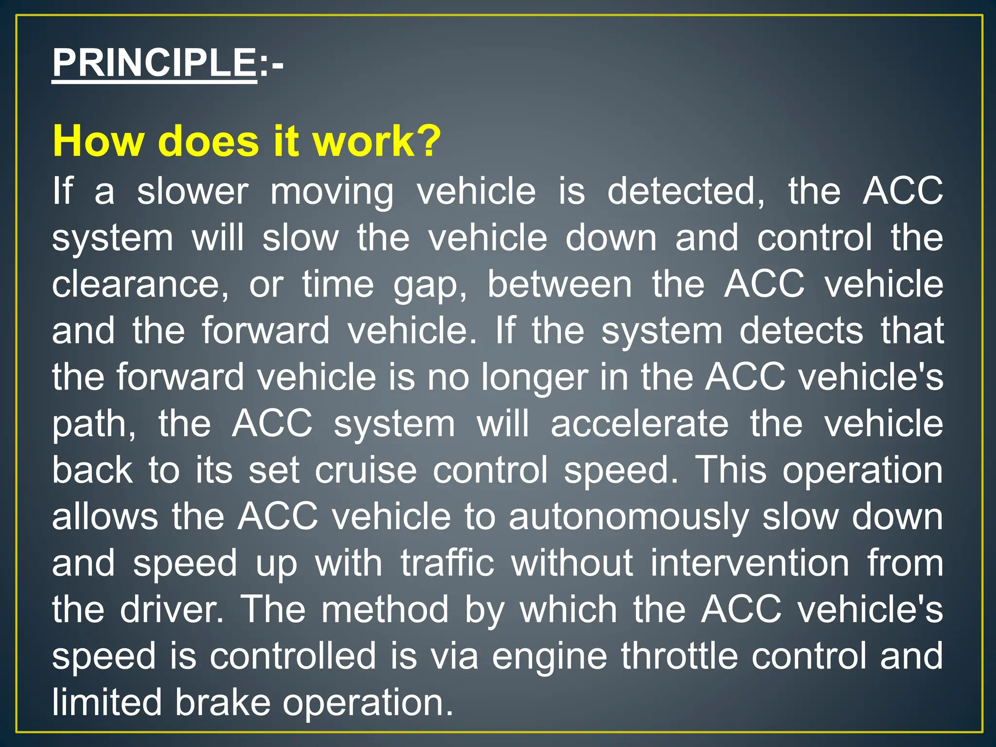 adaptive-cruise-control-system_Overview_ | PPT