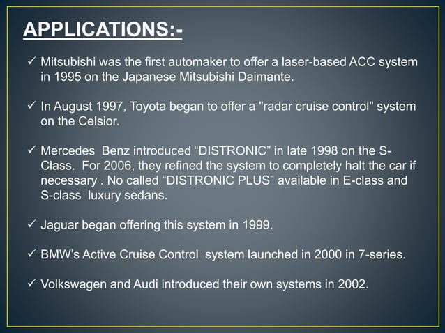 adaptive-cruise-control-system_Overview_ | PPT