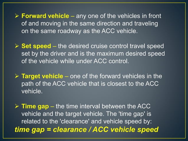 adaptive-cruise-control-system_Overview_ | PPT