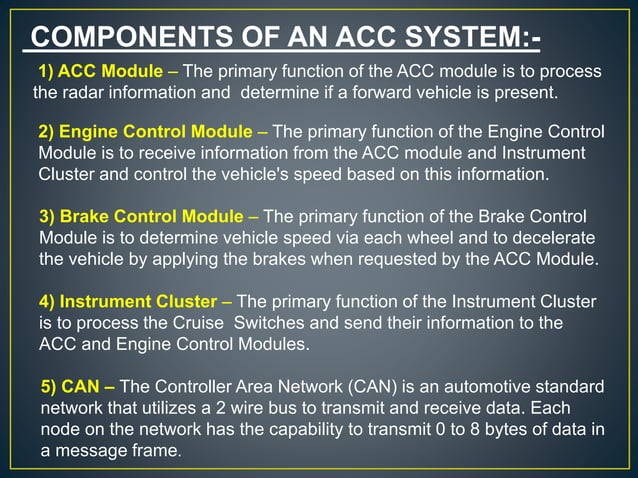 adaptive-cruise-control-system_Overview_ | PPT