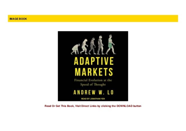 [NEWS] Adaptive Markets: Financial Evolution at the Speed of Thought Online