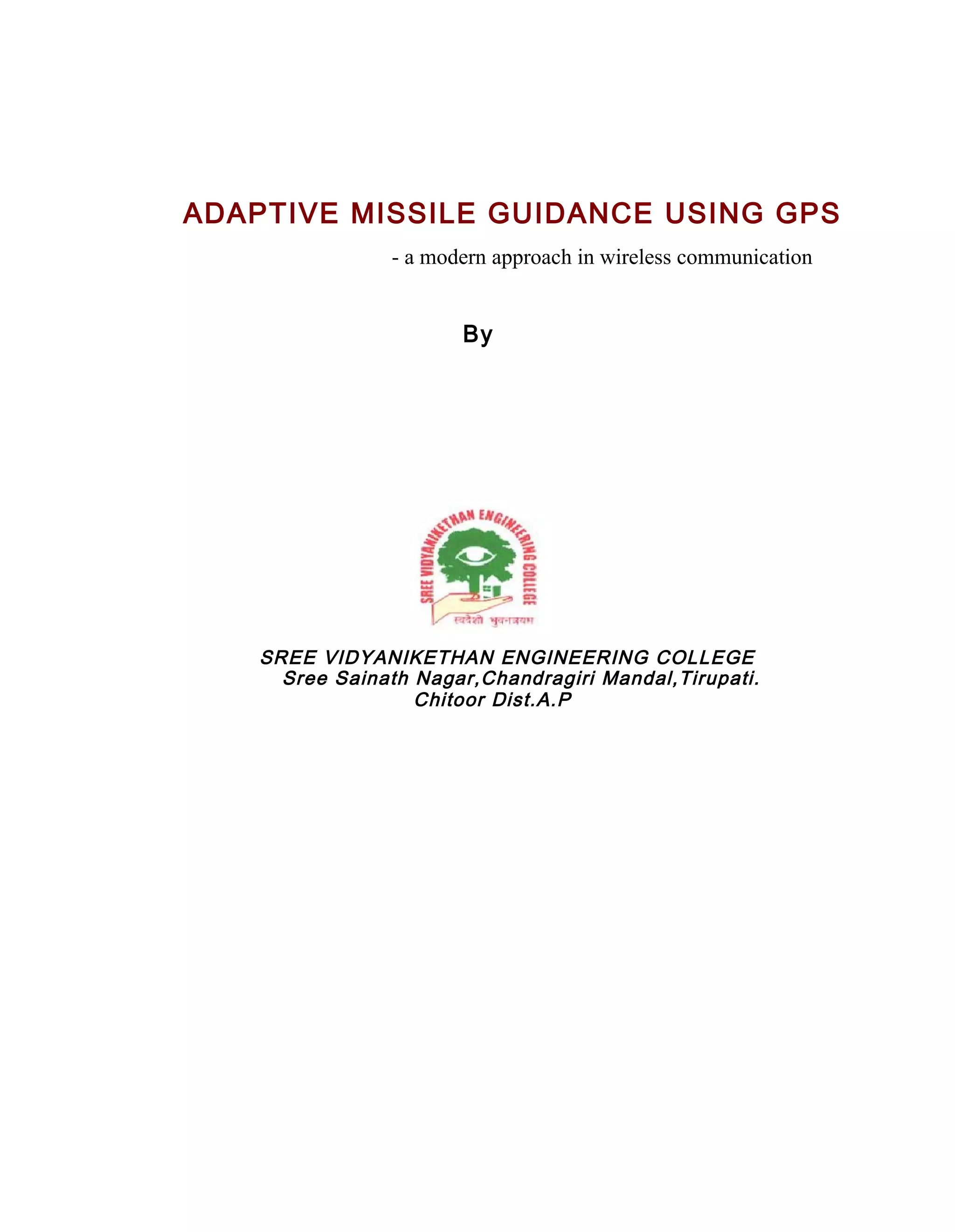 Adaptive missile-guidance-using-gps | DOC