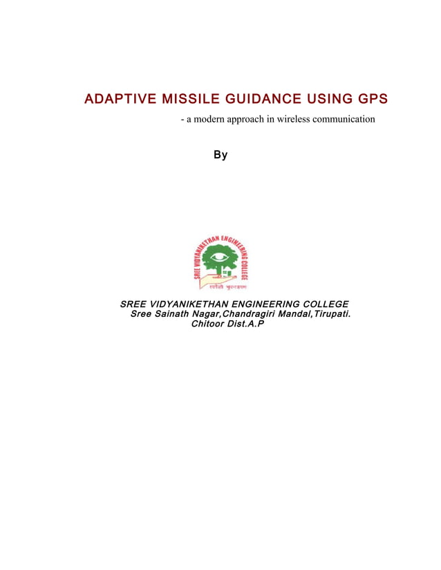 Adaptive missile-guidance-using-gps | PDF