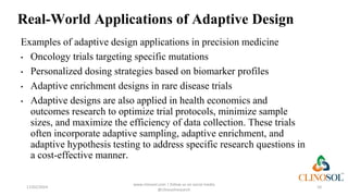 Adoptive Design: Optimizing Clinical Trial Strategies for Precision ...