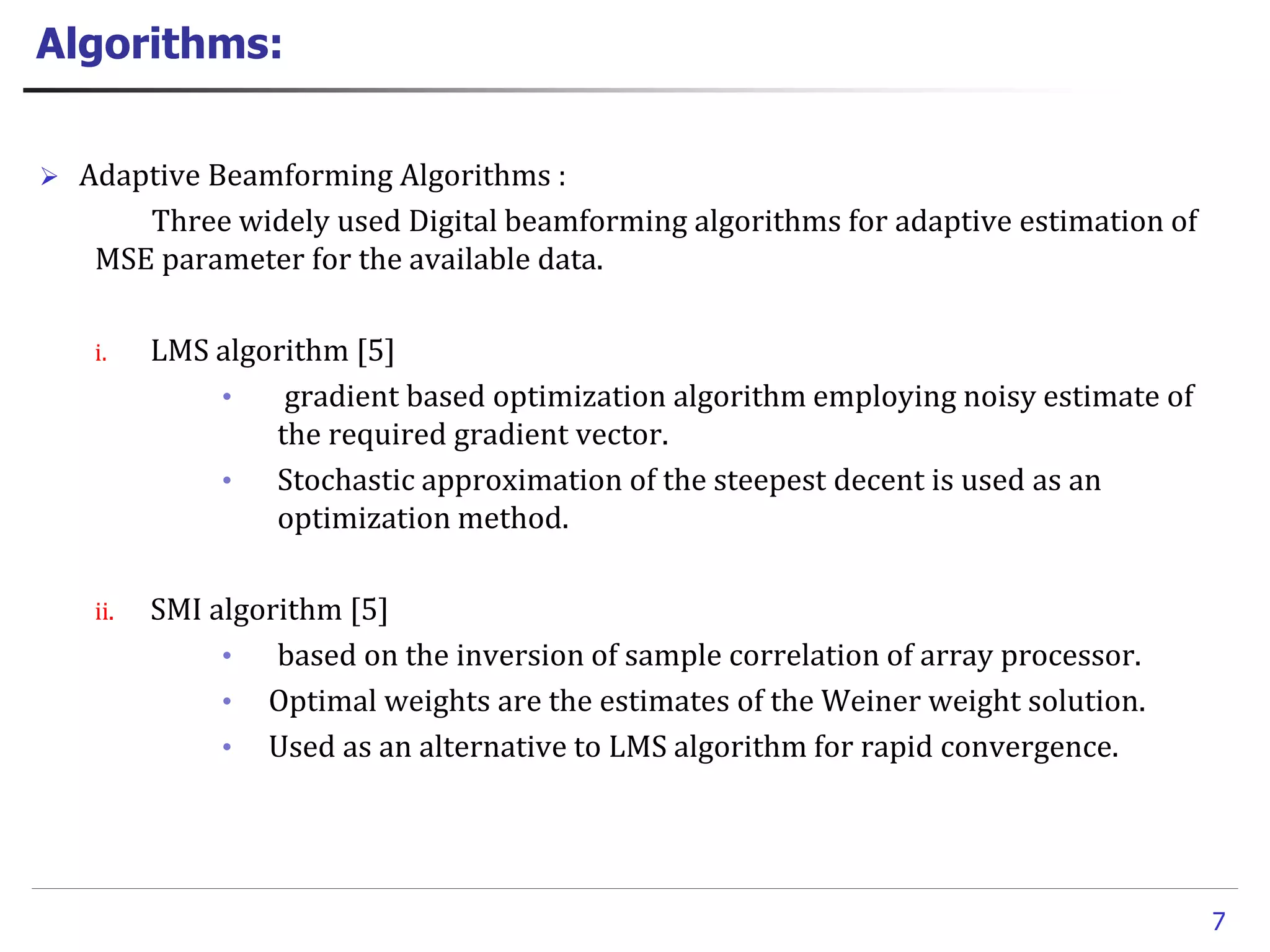 Adaptive analog beamforming | PPTX