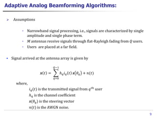 Adaptive analog beamforming | PPTX