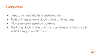 Adaptive and Iterative Integration for Microservices and Cloud Native Architectures | PPTX