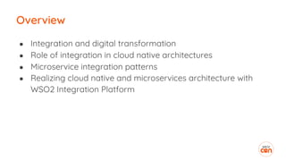 [WSO2Con USA 2018] Adaptive and Iterative Integration for Microservices ...