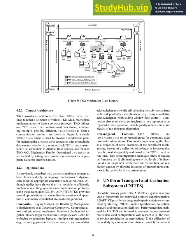 Adaptive An Object Oriented Framework For Flexible And Adaptive