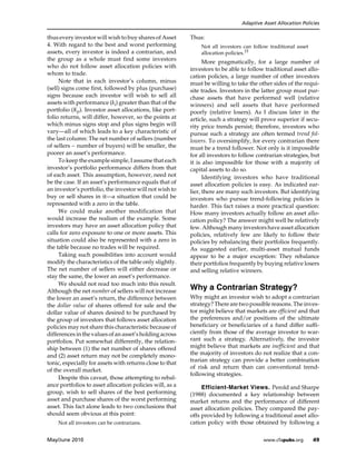 Adaptive asset allocation policies | PDF