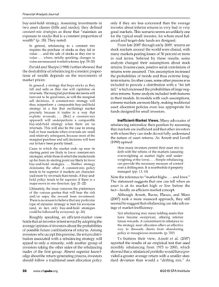 Adaptive asset allocation policies | PDF