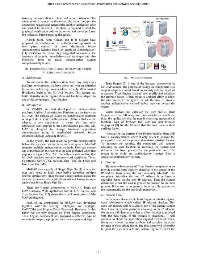 Adaptive Authentication To Determine Login Attempt Penalty From Multiple Input Sources Pdf