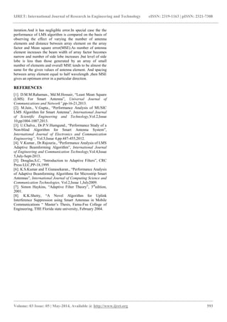 Adaptive beamforming using lms algorithm | PDF