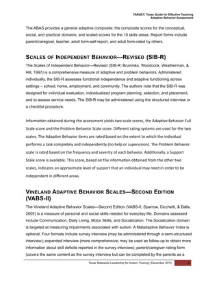 Adaptive behavior | PDF