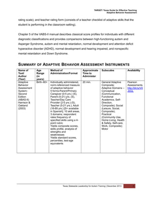 Adaptive behavior | PDF