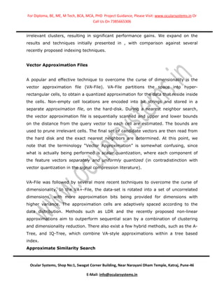 Adaptive cluster distance bounding | DOC | Search | Internet