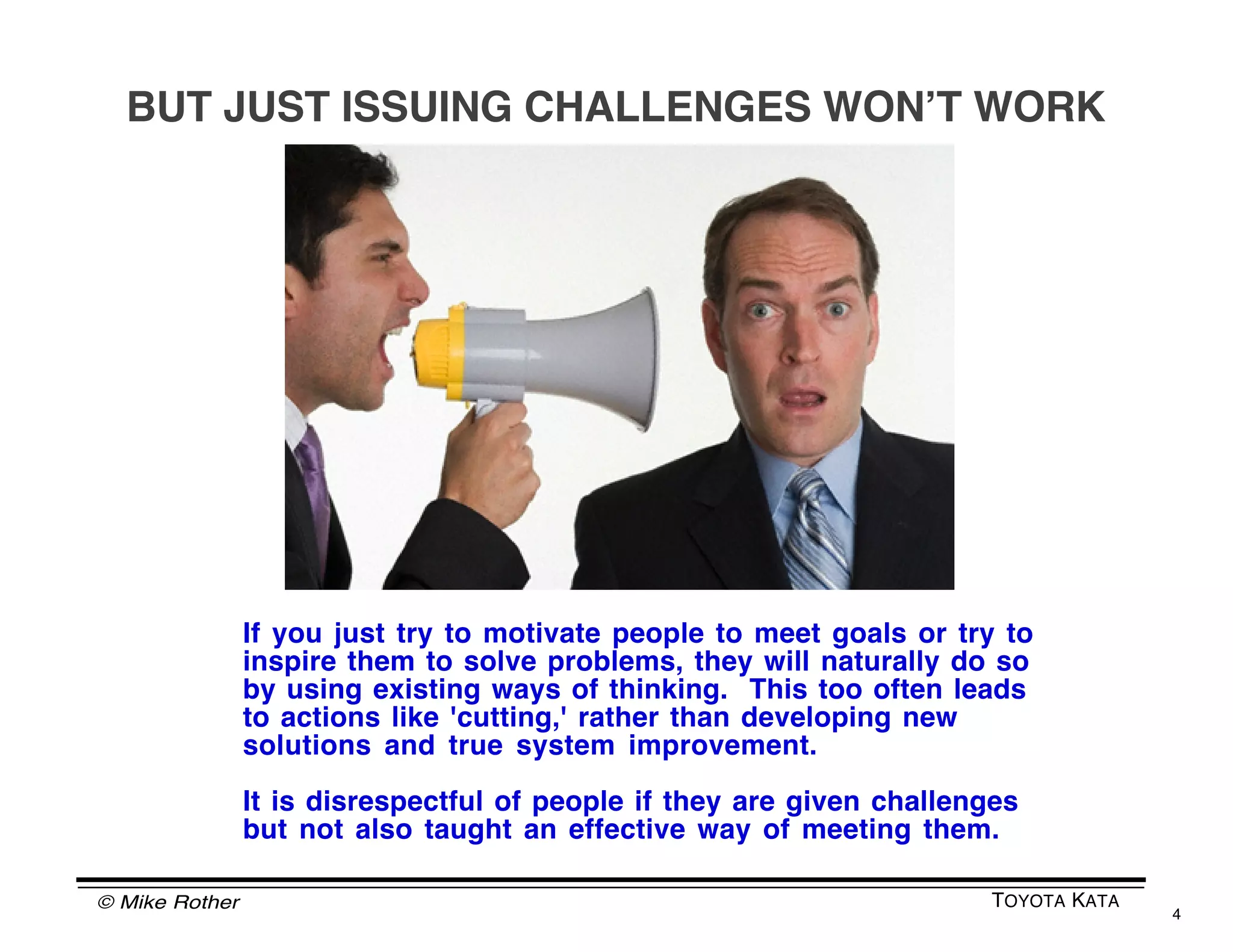 The Role of Challenge in Continuous Improvement | PDF