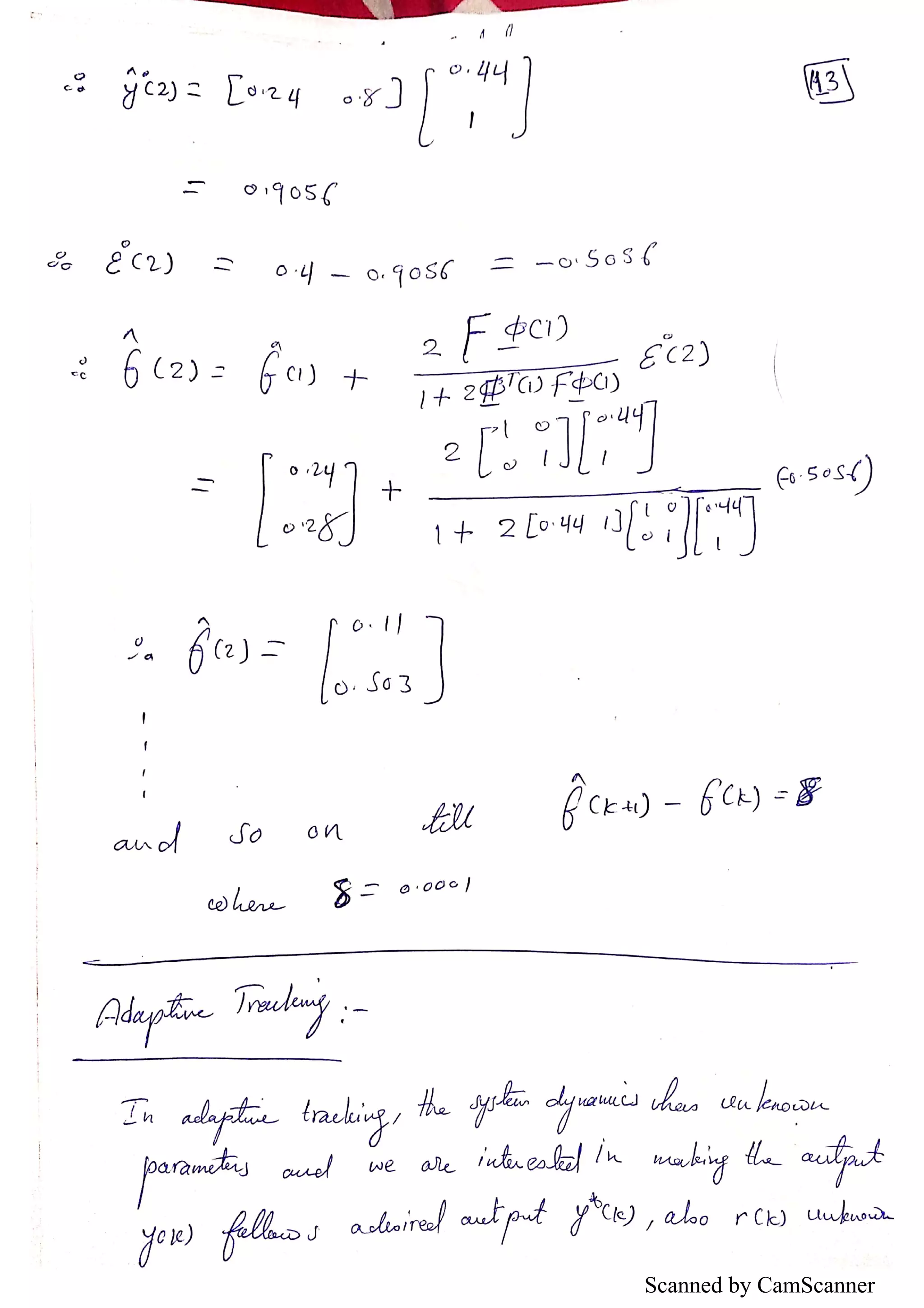 Adaptive control | PDF