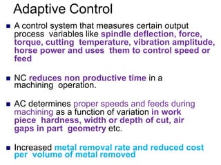 Adaptive control machine process | PPT
