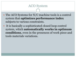 adaptivecontrol ppt for computer Integrated | PPT