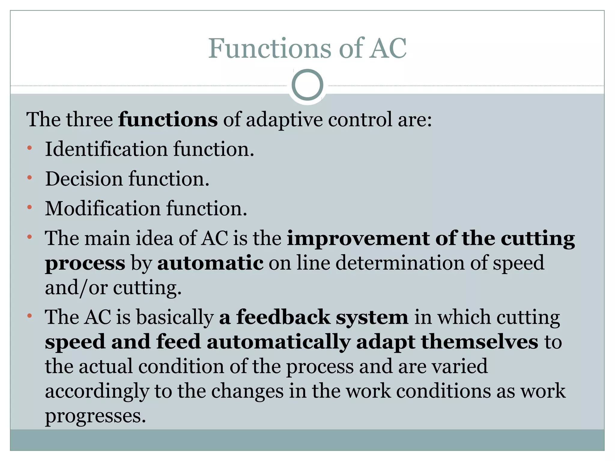 Adaptive control System | PPT