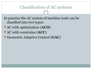 Adaptive control System | PPT