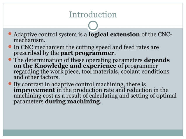 Adaptive control System | PPT