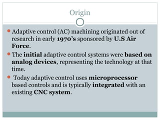 Adaptive control System | PPT