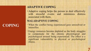 ADAPTIVE COPING.pptx | Physical Therapy | Wellness