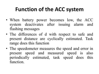 Adaptive cruise control acc | PPT