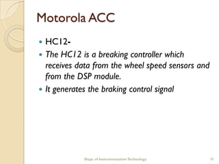 Adaptive cruise control edit1 | PPT