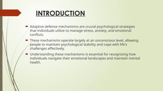 Adaptive Defense Mechanism (3).pptx effect | PPT
