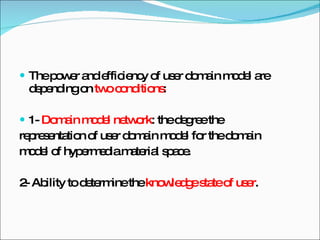 Adaptive Educational Hypermedia | PPT