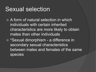 Adaptive evolution as caused by natural selection (continuation) | PPT