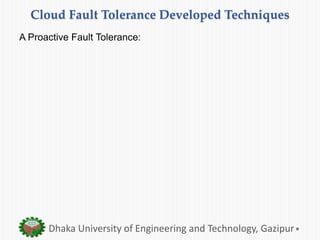Adaptive fault tolerance in cloud survey | PPT | Cloud Computing | Internet