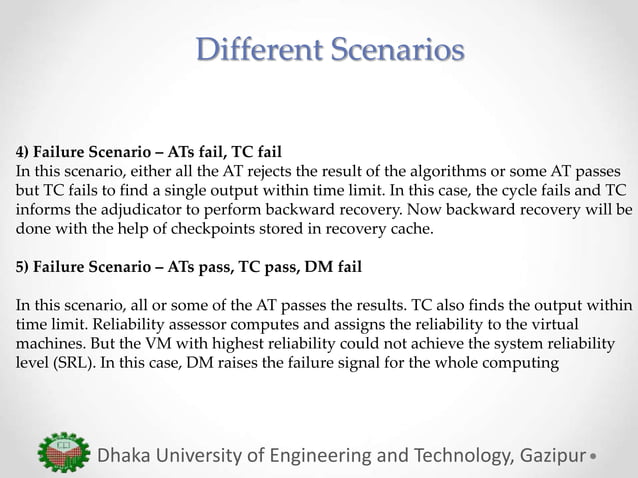 Adaptive fault tolerance in real time cloud_computing | PPT