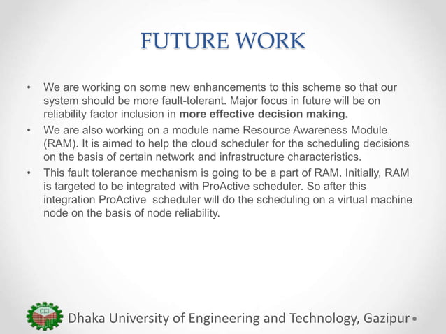 Adaptive fault tolerance in real time cloud_computing | PPT