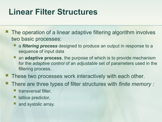 Adaptive Filtering3for dsp applications.ppt