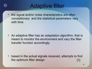 Adaptive Filters1foer eectronics engineeers.ppt