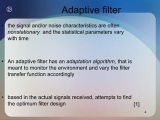 Adaptive Filters dsp.ppt