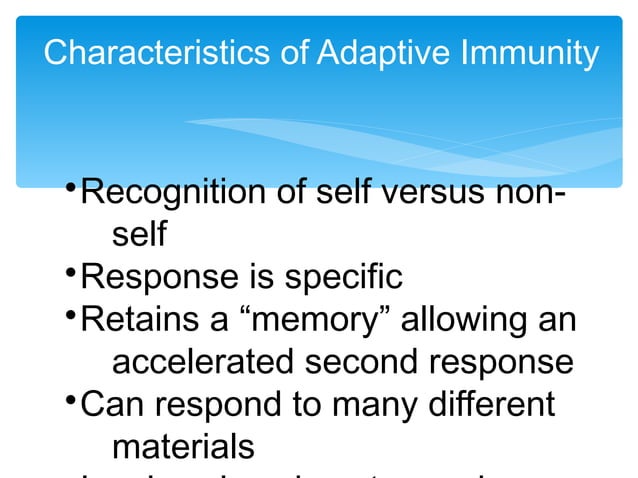 Adaptive immunity | PPT | Blood Disorders | Diseases and Conditions