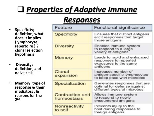 Adaptive immune