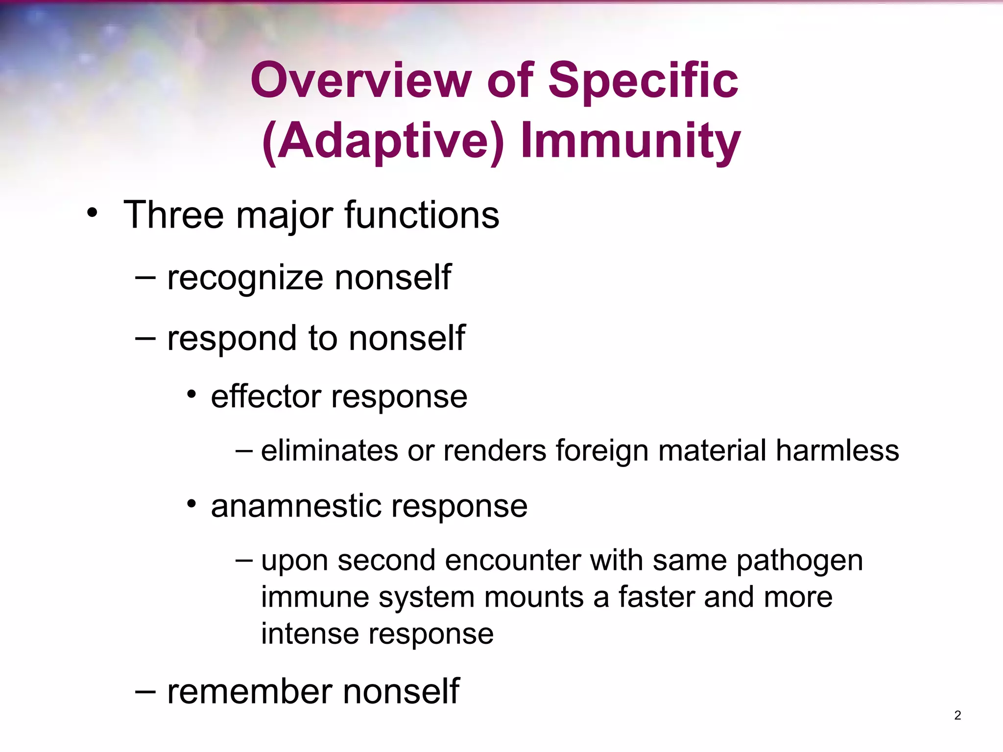 Adaptive Immunity | PPT