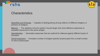Adaptive Immunity in immunoserology (dasar) | PPTX