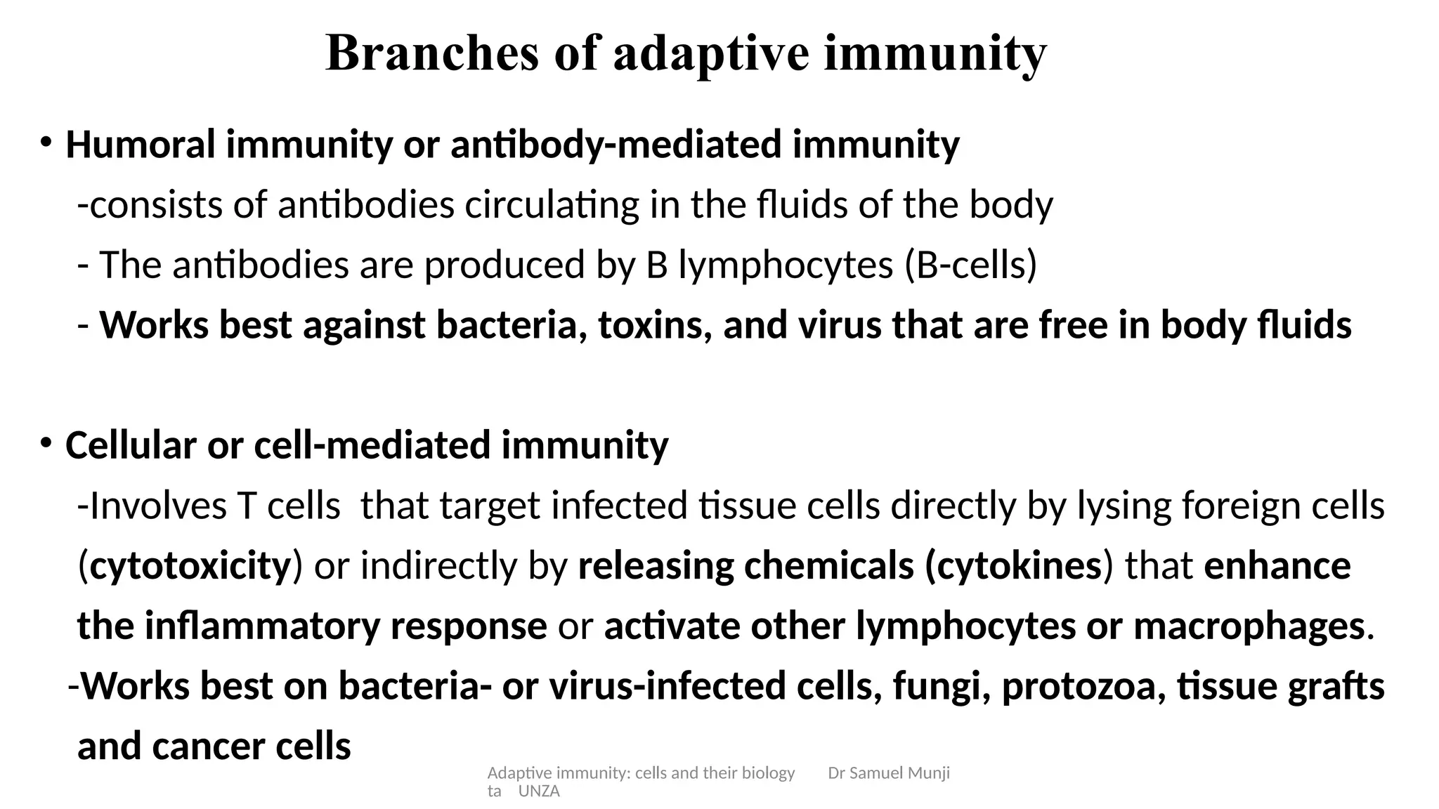 Adaptive immune system cells and their biology | PPTX