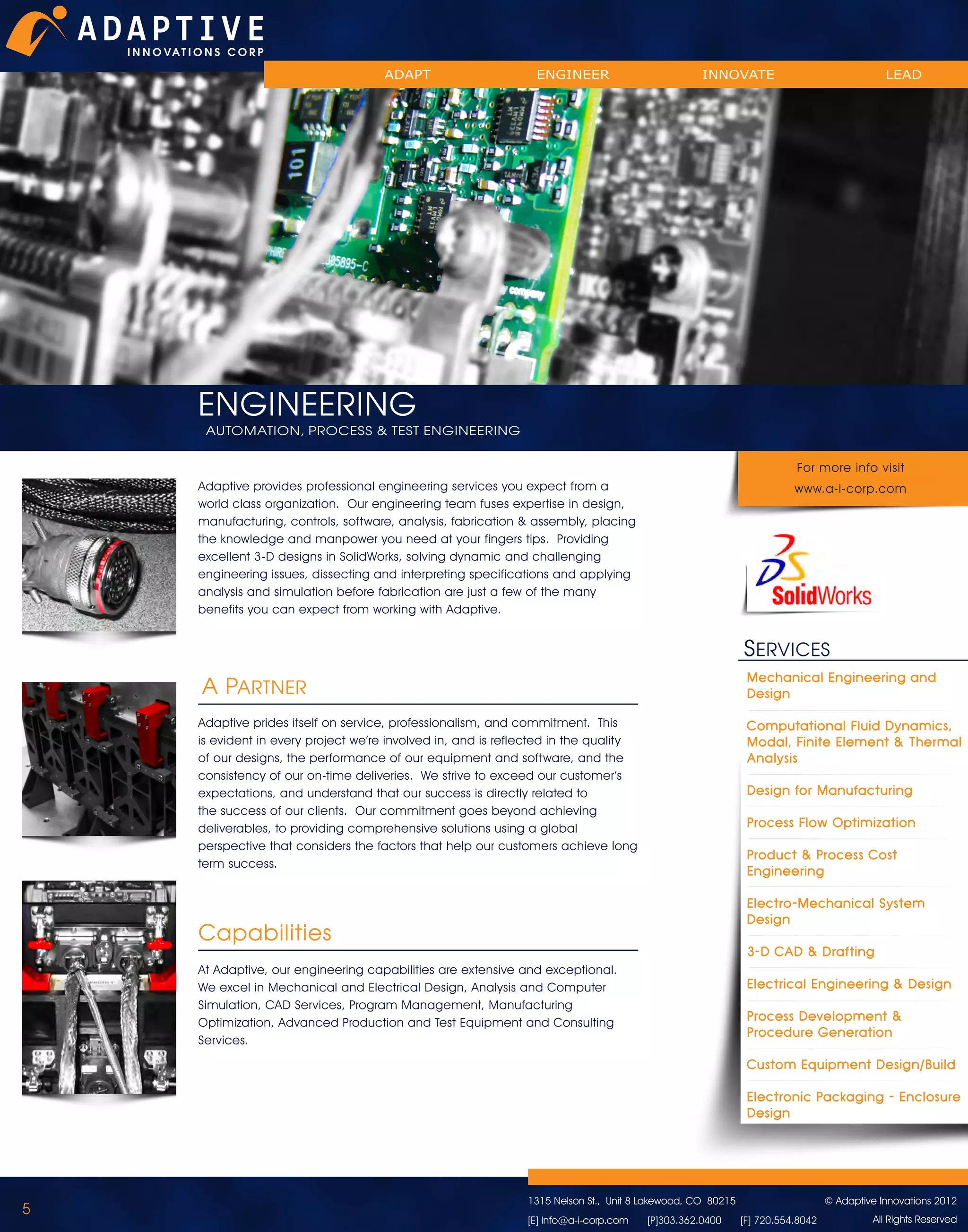 Adaptive innovations digital brochure | PDF