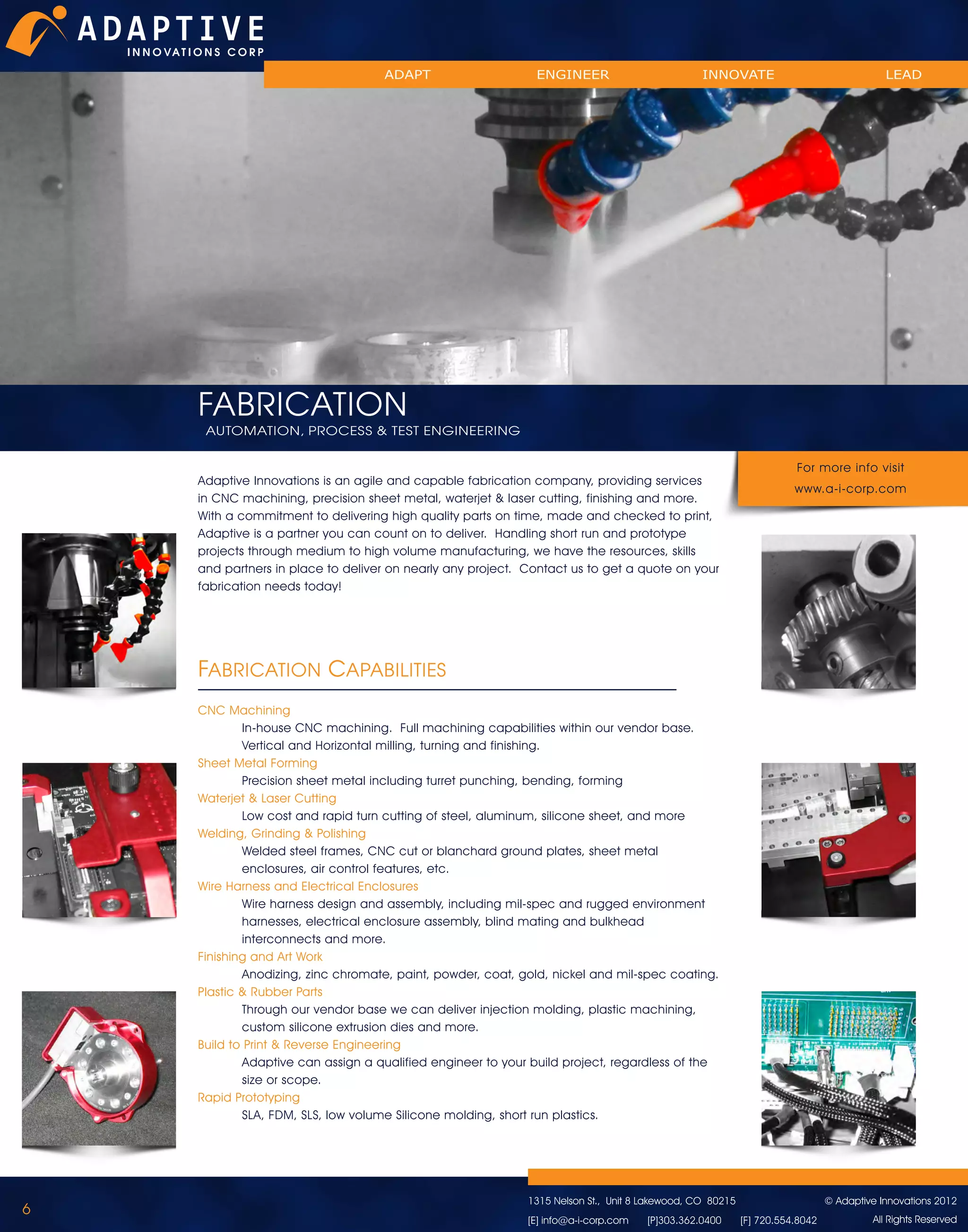Adaptive innovations digital brochure | PDF